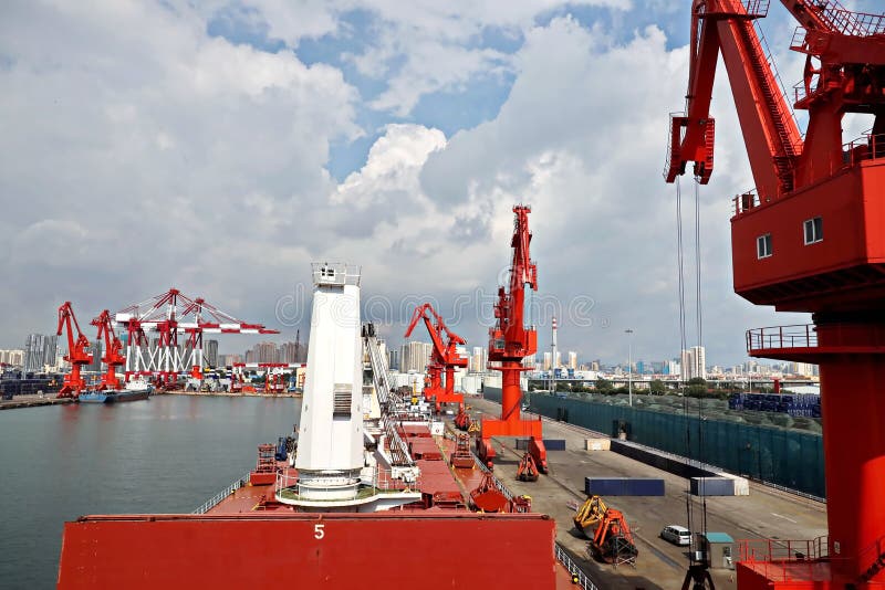 Cargo Terminal for Unloading Bulk Cargo of Cooper Concentrates by Shore ...