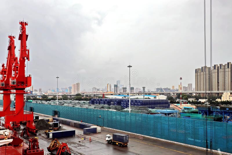 Cargo Terminal for Unloading Bulk Cargo of Cooper Concentrates by Shore ...