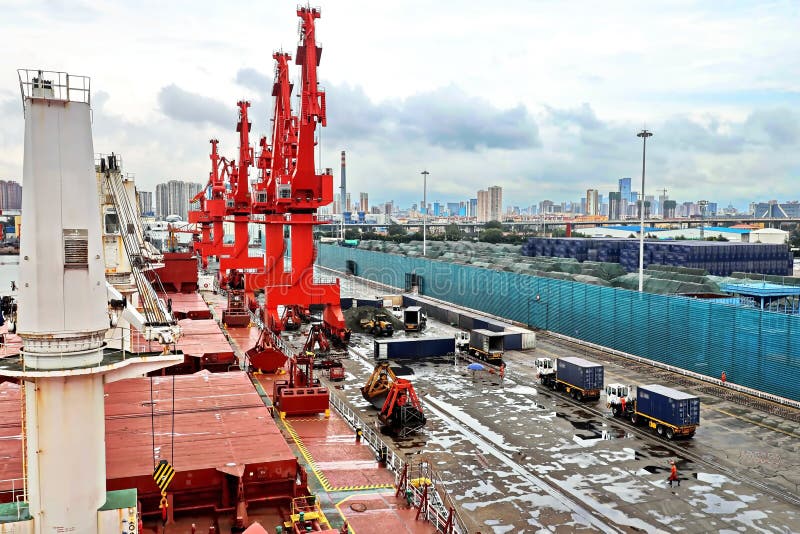 Cargo Terminal for Unloading Bulk Cargo of Cooper Concentrates by Shore ...