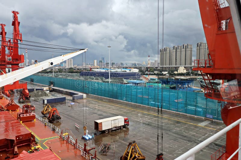 Cargo Terminal for Unloading Bulk Cargo of Cooper Concentrates by Shore ...