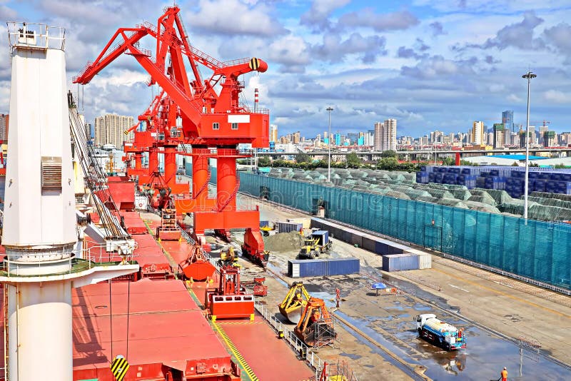 Cargo Terminal for Unloading Bulk Cargo of Cooper Concentrates by Shore ...