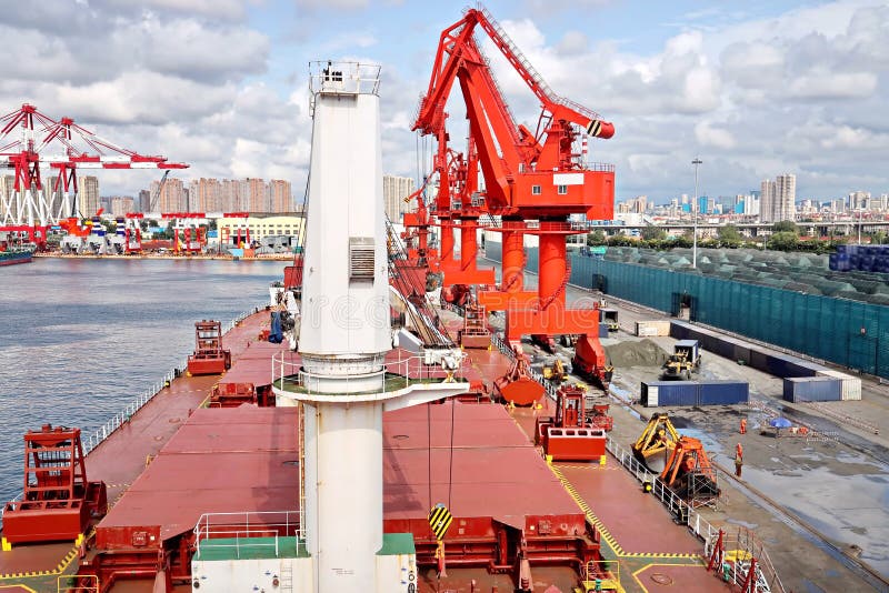 Cargo Terminal for Unloading Bulk Cargo of Cooper Concentrates by Shore ...