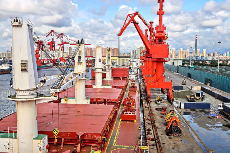Cargo Terminal for Unloading Bulk Cargo of Cooper Concentrates by Shore ...