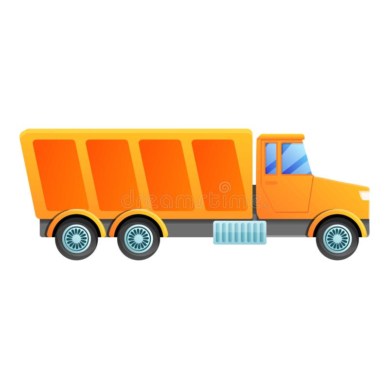 Cargo Tipper Icon, Cartoon Style Stock Vector - Illustration of design ...