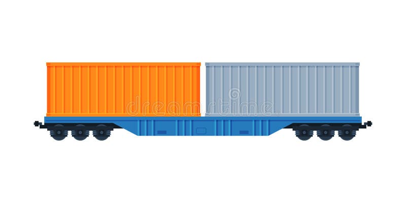 Freight Train Side View