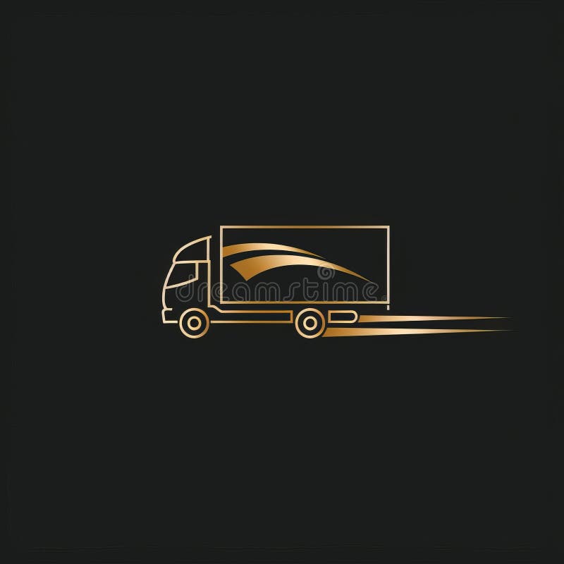 Cargo Transport Delivery Company Luxury Logo Stock Photo - Image of ...
