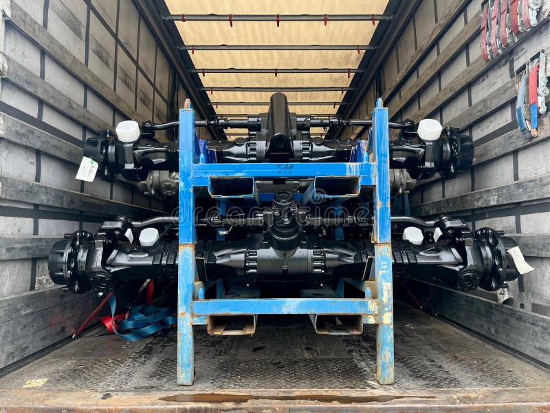 Cargo Transportation of Driving Driven Axles in a Semi-trailer Truck ...