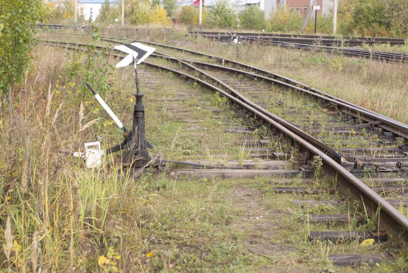Cargo Transportation by Rail. Containers for the Railway Stock Image ...