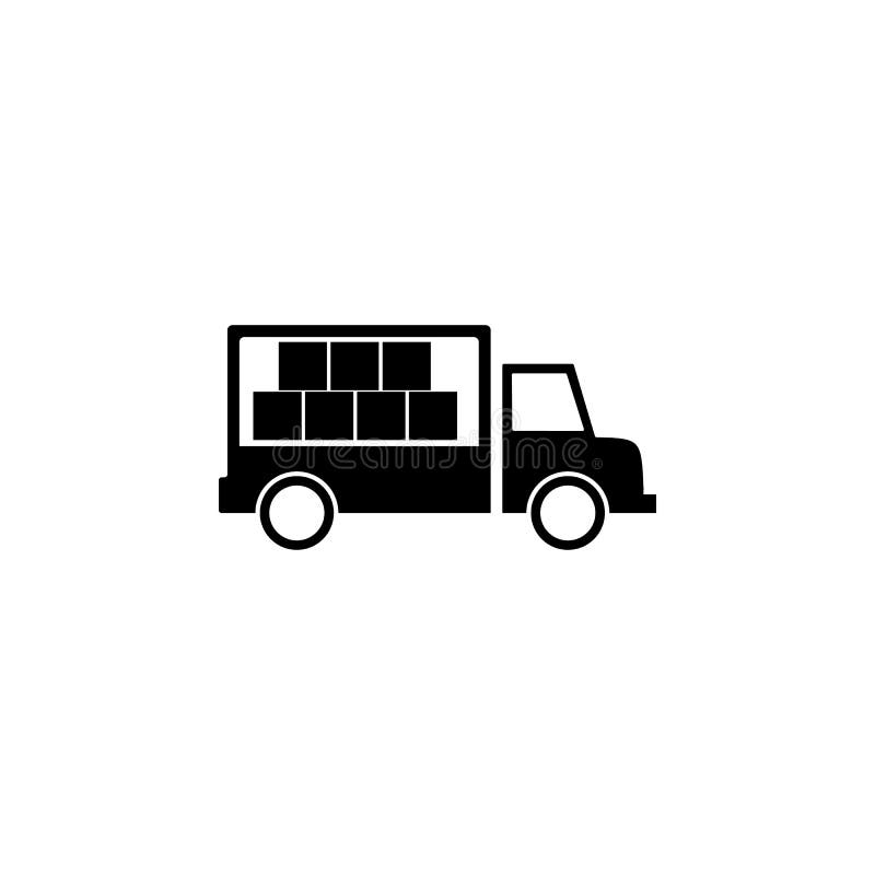 Cargo Truck Icon. Element of Logistic for Mobile Concept and Web Apps ...