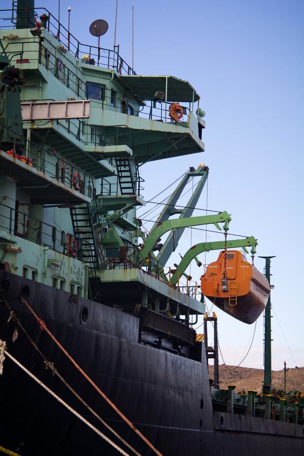 Cargo Vessel bridge stock image. Image of business, dredge - 46024713