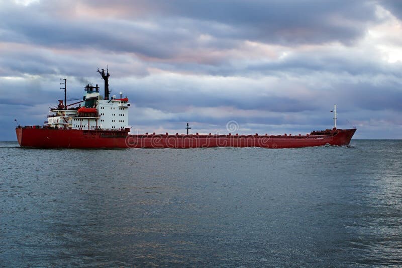 Cargo Vessel Going To The Open Sea Picture. Image: 3691660