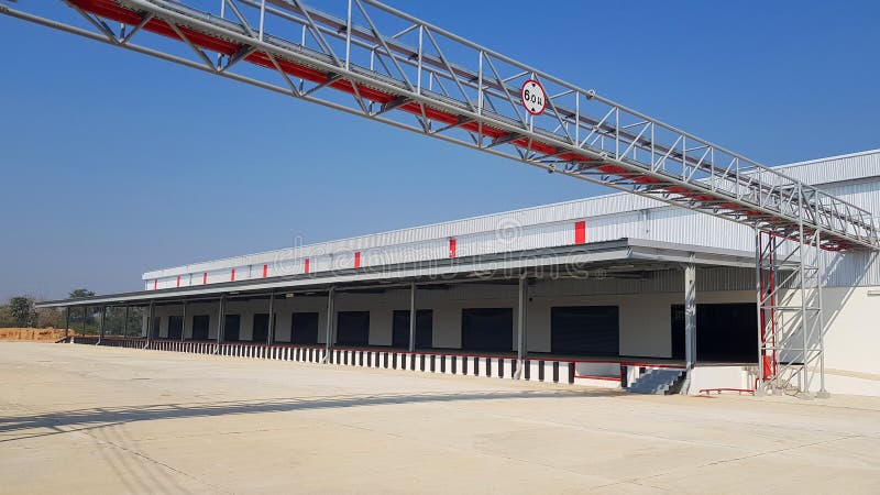 Cargo or Warehouse for Storage and Transport of Many Parcels or ...