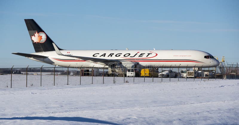 A CargoJet Airways Boeing 757-200 Editorial Image - Image of 767300 ...