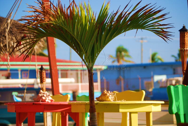 Caribbean Beach Bar stock image. Image of beach, caribbean - 79947217
