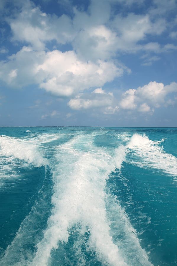 Caribbean Blue Ocean View stock image. Image of cloud - 11114945