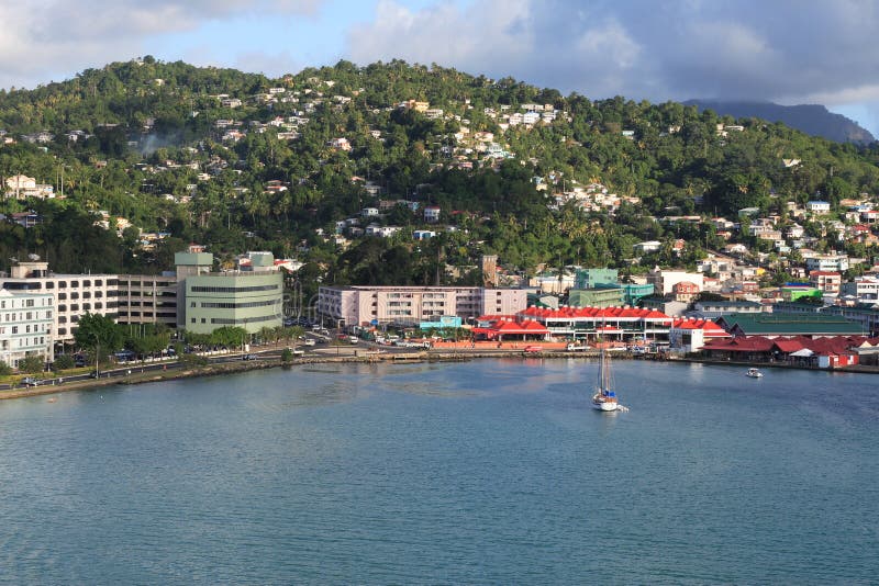 Caribbean City stock photo. Image of jungle, island, islands - 4056860