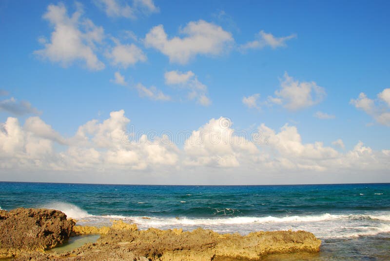 Caribbean coastlines stock image. Image of mountain, coastlines - 4931955