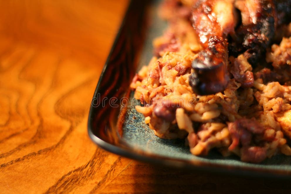 Caribbean Dish 3 stock image. Image of grill, rice, caribbean - 2518219