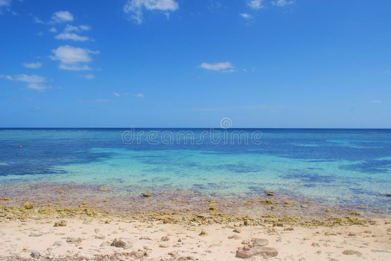 Caribbean Ocean View stock image. Image of sand, caribbean - 79949903
