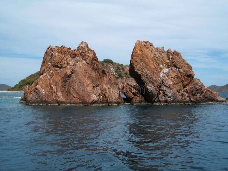 Caribbean Rocks stock photo. Image of vacation, blue, relax - 3326552