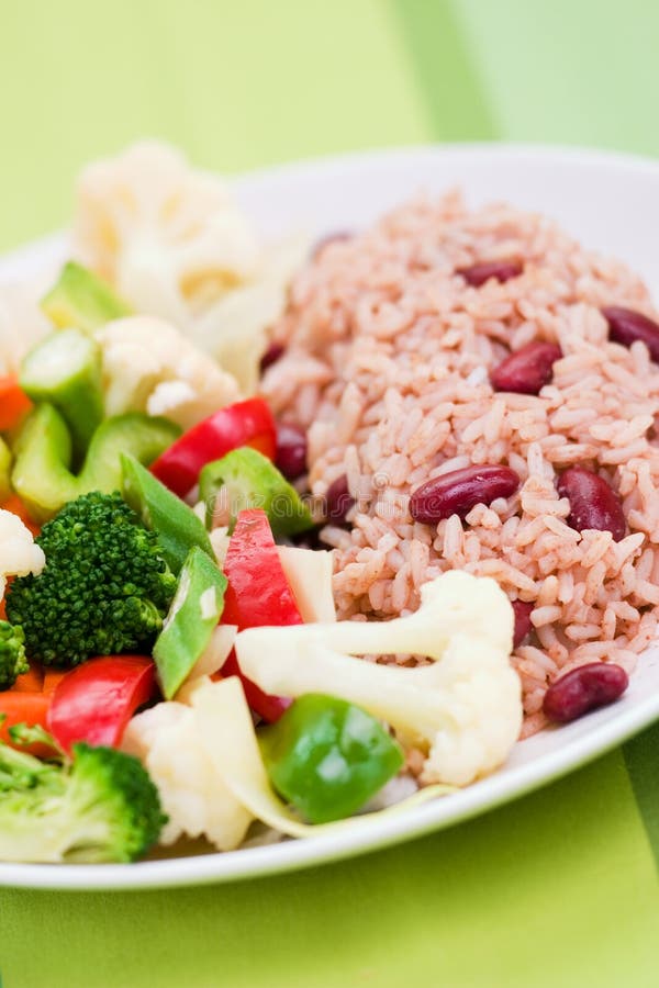 Caribbean Style Rice stock photo. Image of delectable - 2567088