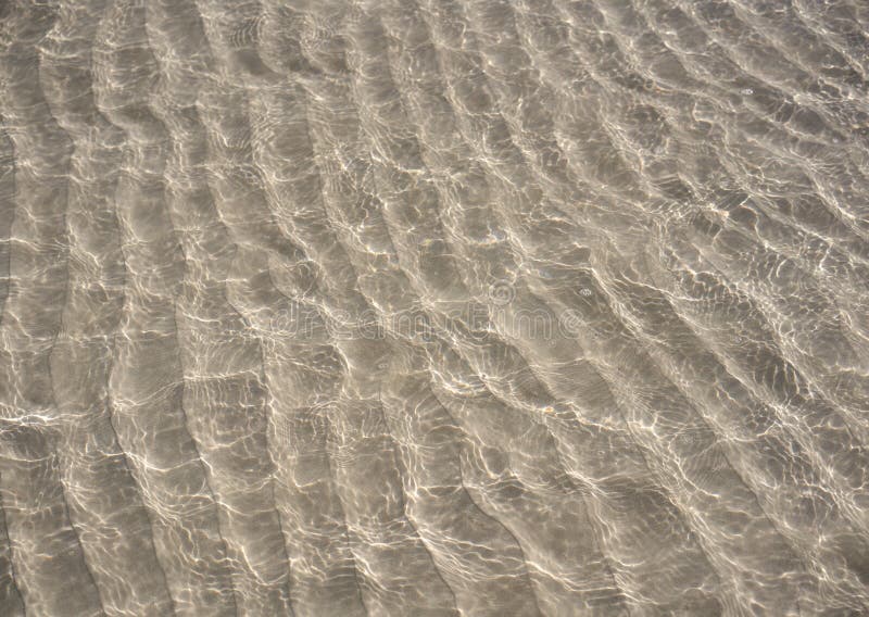 Caribbean Transparent Water Beach Reflection Stock Image - Image of ...