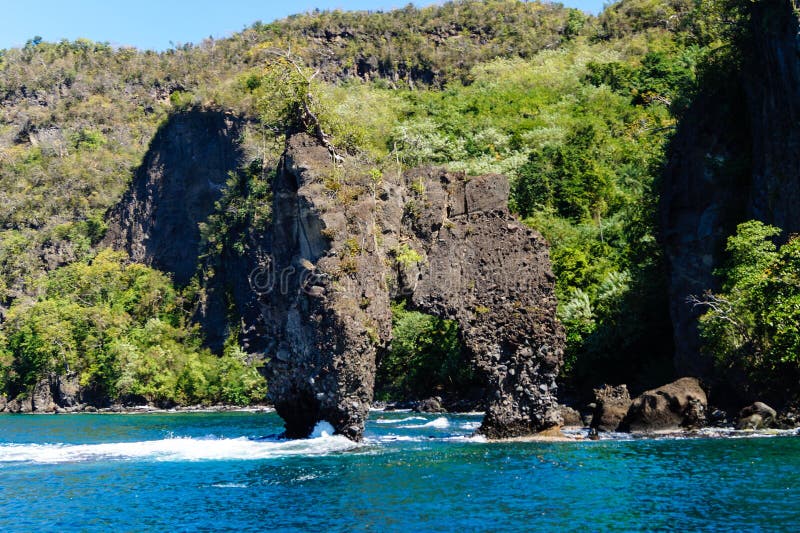 Caribia da baia fotografia stock. Immagine di scenico - 248031546