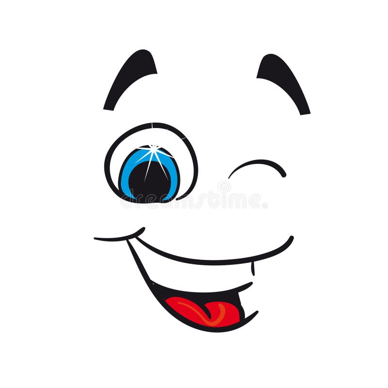 Caricatura Alegre. Ejemplo Del Vector Ilustración del Vector ...