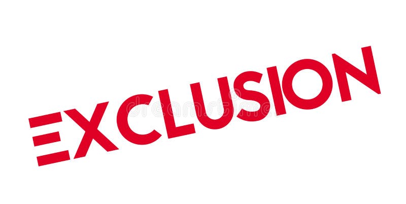 Carimbo De Borracha Da Exclusão Ilustração do Vetor - Ilustração de ...