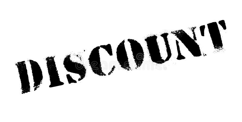 Carimbo De Borracha Do Disconto Ilustração do Vetor - Ilustração de ...
