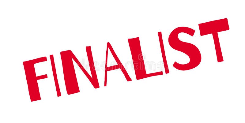Carimbo De Borracha Do Finalista Ilustração do Vetor - Ilustração de ...