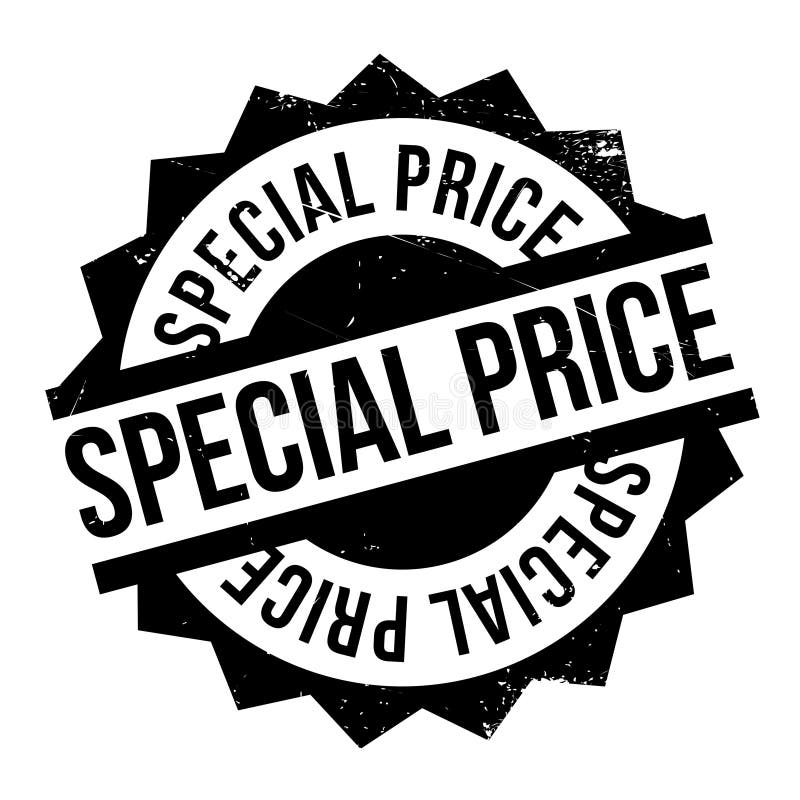 Carimbo De Borracha Do Preço Especial Ilustração do Vetor - Ilustração ...