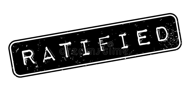 Carimbo De Borracha Ratificado Ilustração Stock - Ilustração de ...
