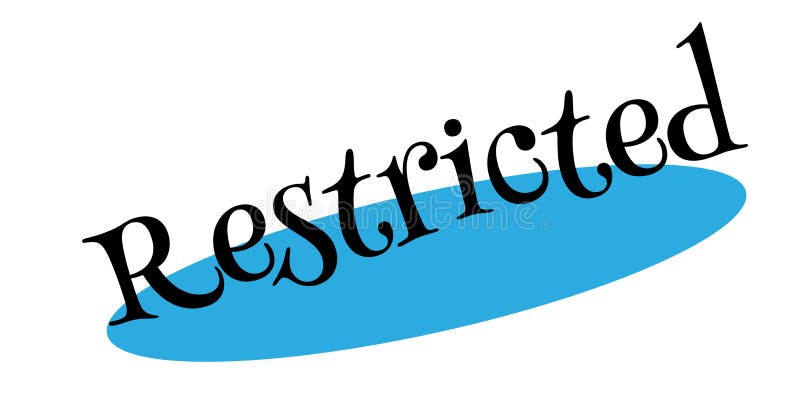 Carimbo De Borracha Restrito Ilustração do Vetor - Ilustração de ...