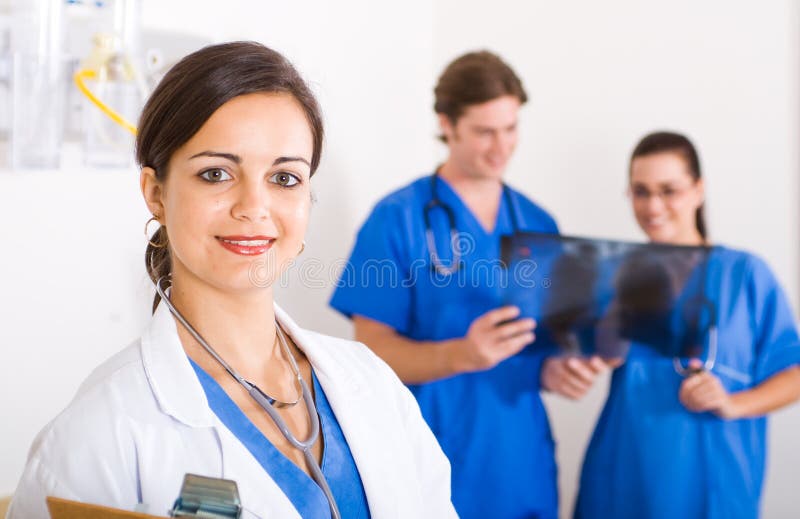 Caring Doctors or Medical Professionals Stock Image - Image of coat ...