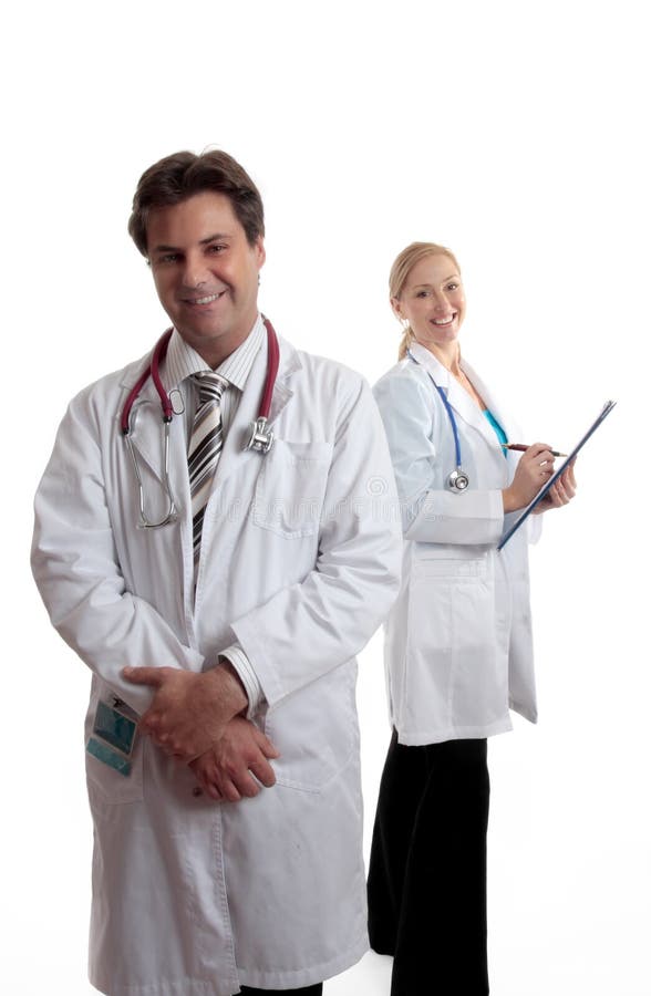 Caring Doctors or Medical Professionals Stock Image - Image of coat ...