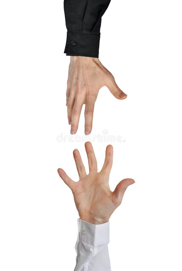 Caring Hand Reaching To Help Another in Need Stock Image - Image of ...