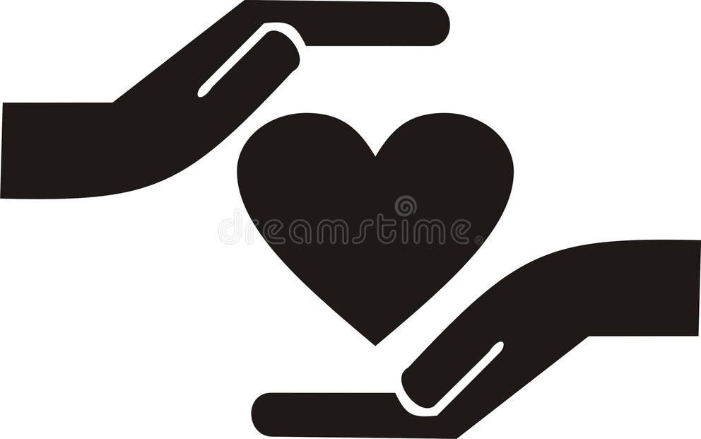 Caring hands stock vector. Illustration of happiness, love - 5284054