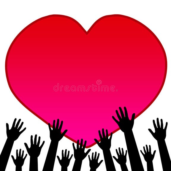 Caring people stock illustration. Illustration of assist - 18064222