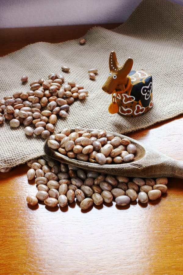 Carioca Beans with Caracther of Brazilian Folklore Stock Image - Image ...