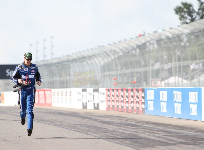 Carl Edwards running editorial photography. Image of nationwide - 26199797