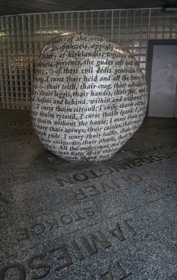 Carlisle Cursing Stone editorial image. Image of curse - 218138425