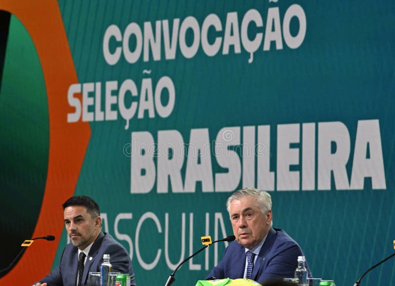 RIO DE JANEIRO, BRAZIL - Carlo Ancelotti, New Coach Of The Brazilian ...