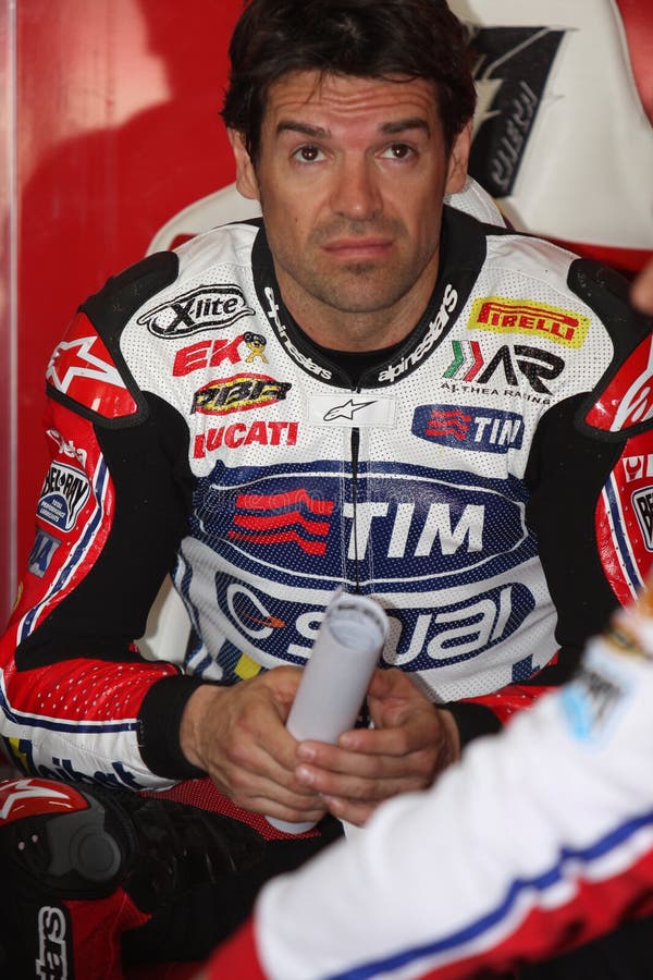 Carlos Checa - Ducati 1098R - Althea Racing Editorial Stock Image ...