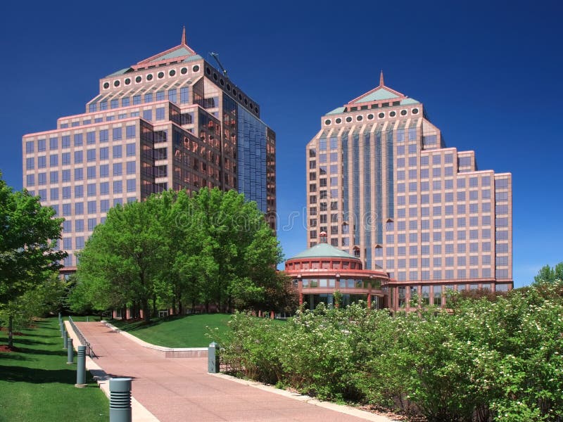 Carlson Towers stock photo. Image of tree, carlson, office - 9503972