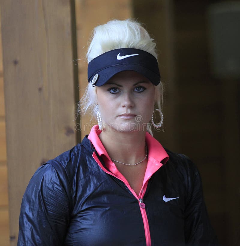 Carly Booth at Golf Evian Masters 2012 Editorial Stock Photo - Image of ...