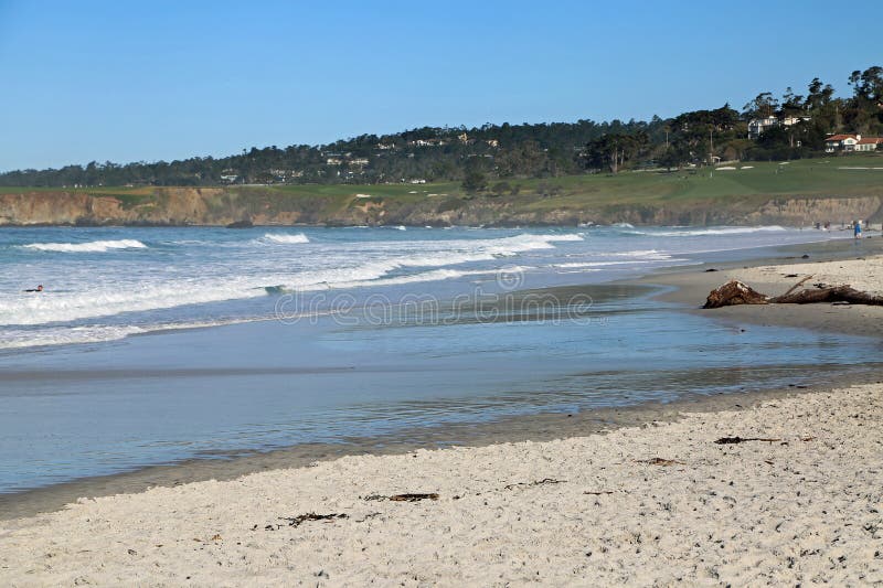 Carmel beach stock image. Image of natural, outdoors - 354039709