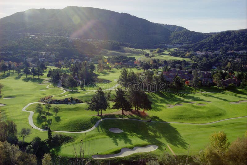 Carmel Valley Ranch Golf Course Stock Photo - Image of travel, view ...