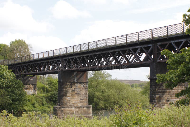 Carmyle Railway Viaduct - 1897 Stock Photo - Image of 1897, scotland ...