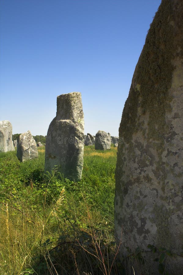 Carnac stock photo. Image of landscape, ancient, mystery - 1034392